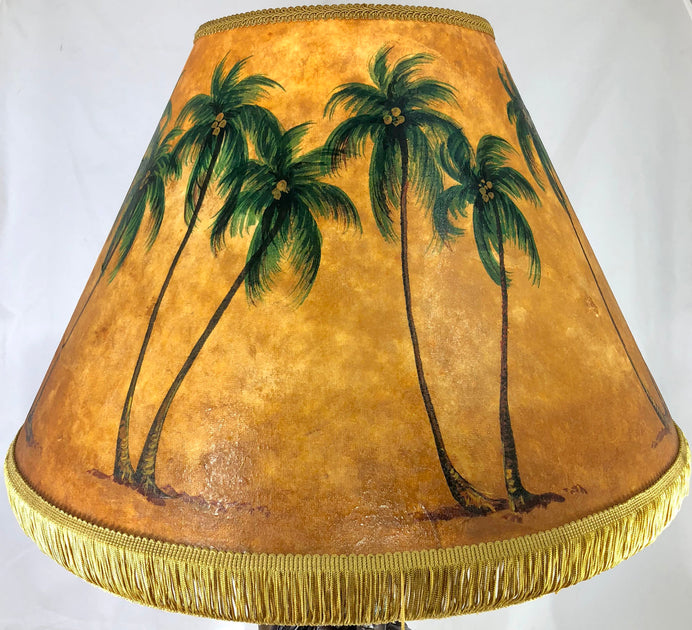 Tall Palms Shade - 22 Inch Large Head (9x14x22) | Hawaiian Hula Lamps